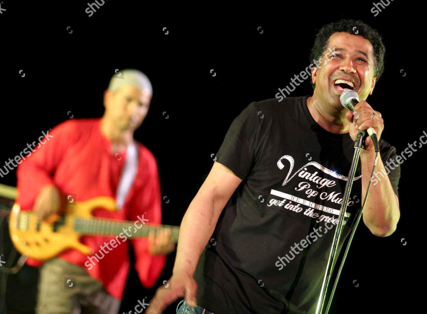 Algerian Rai Singer Cheb Khaled Performs Editorial Stock Photo - Stock ...