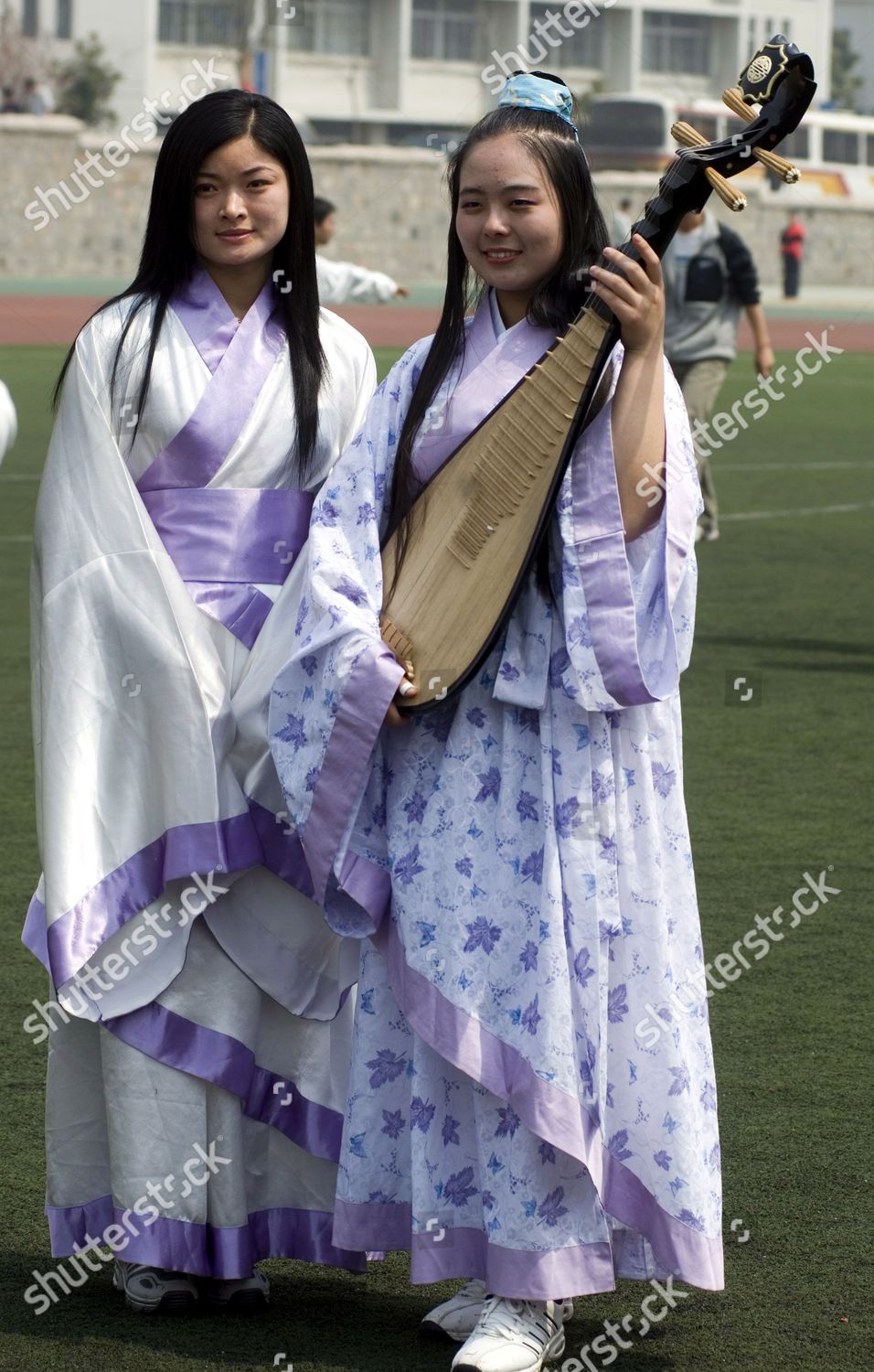 Two Undergraduates Dressed Han Chinese Clothing Editorial Stock Photo ...