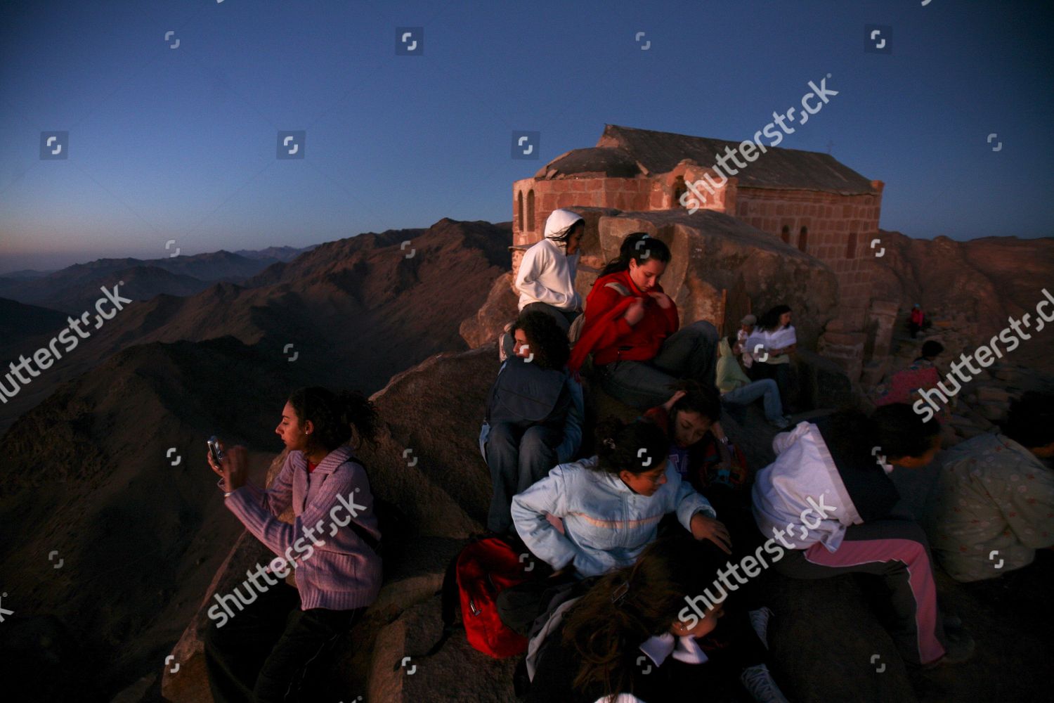 Group Coptic Christian School Girls Gather Editorial Stock Photo ...