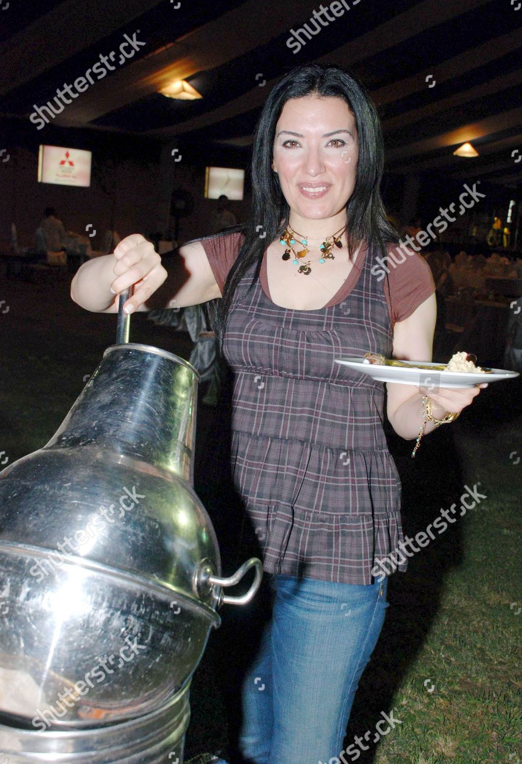 Egyptian Actress Abeer Sabry Puts Her Editorial Stock Photo - Stock ...