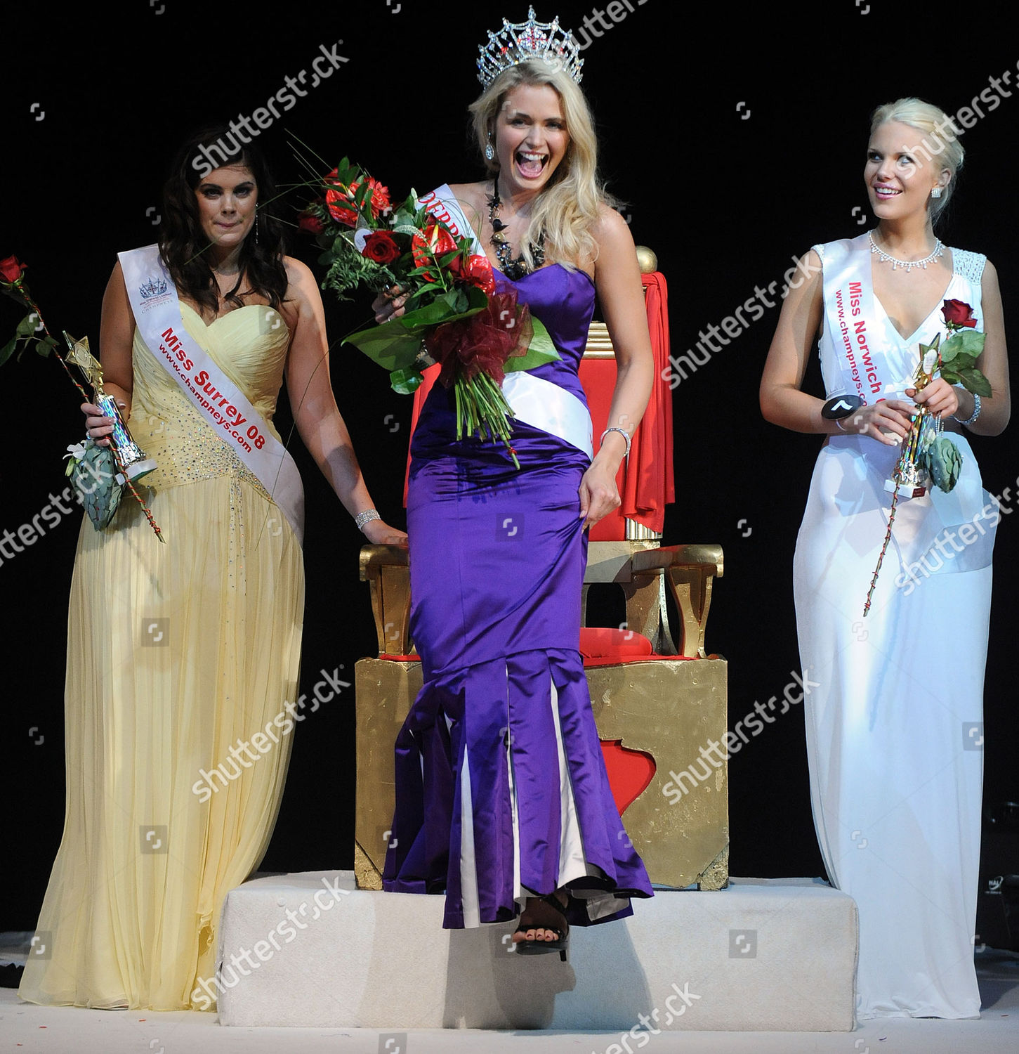 Miss Derby Laura Coleman Winner Miss Editorial Stock Photo - Stock ...