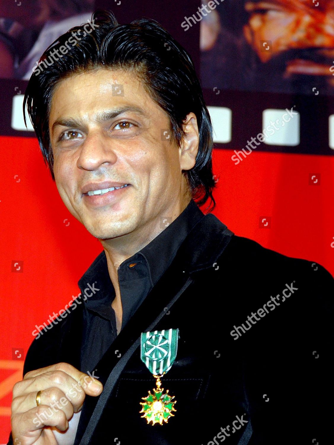 Bollywood Star Shahrukh Khan Smiles After Editorial Stock Photo - Stock ...