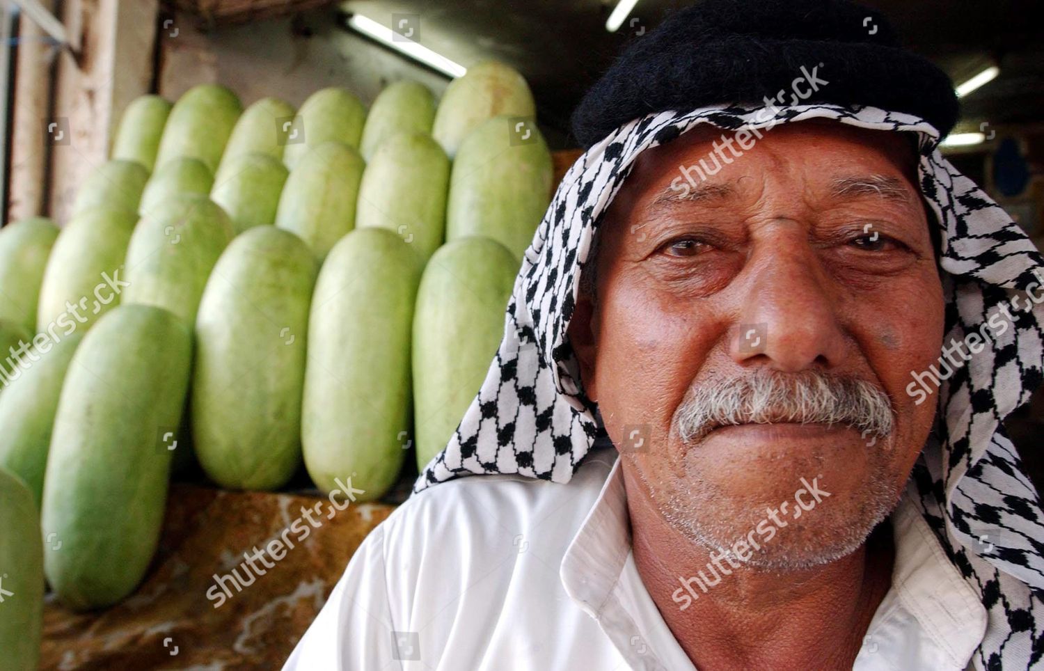 Iraqi Street Vendor Sells Water Melons Editorial Stock Photo - Stock ...