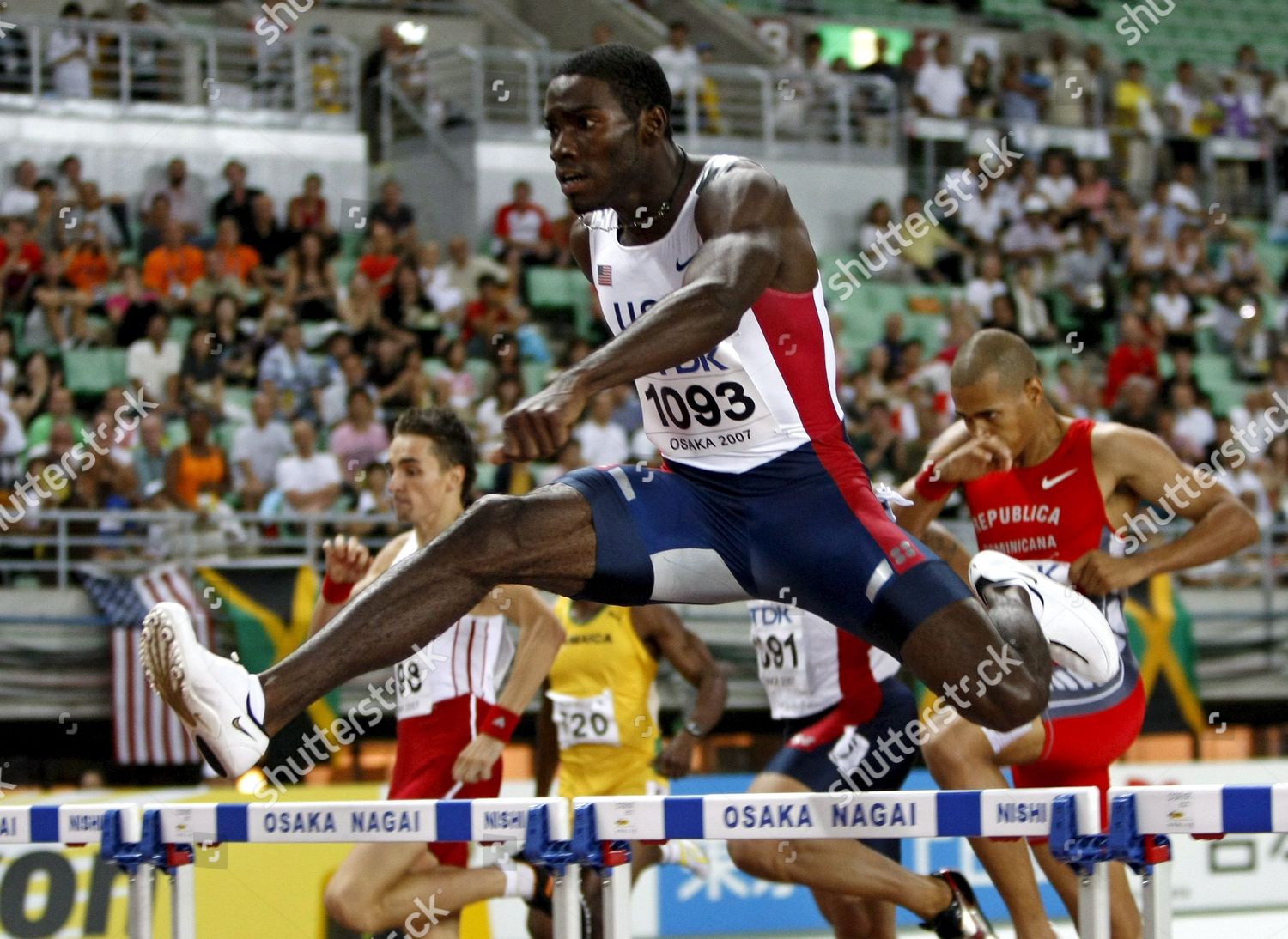 Kerron Clement Usa Leads Pack Over Editorial Stock Photo - Stock Image ...