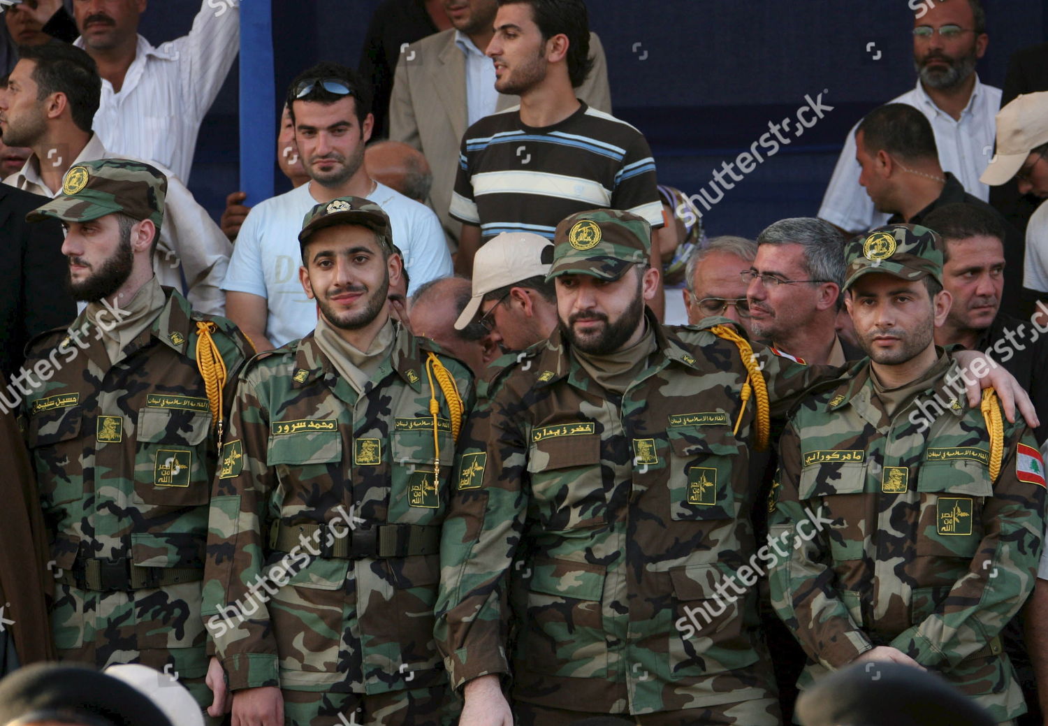 Lr Freed Lebanese Prisoners Hussein Suleiman Editorial Stock Photo ...