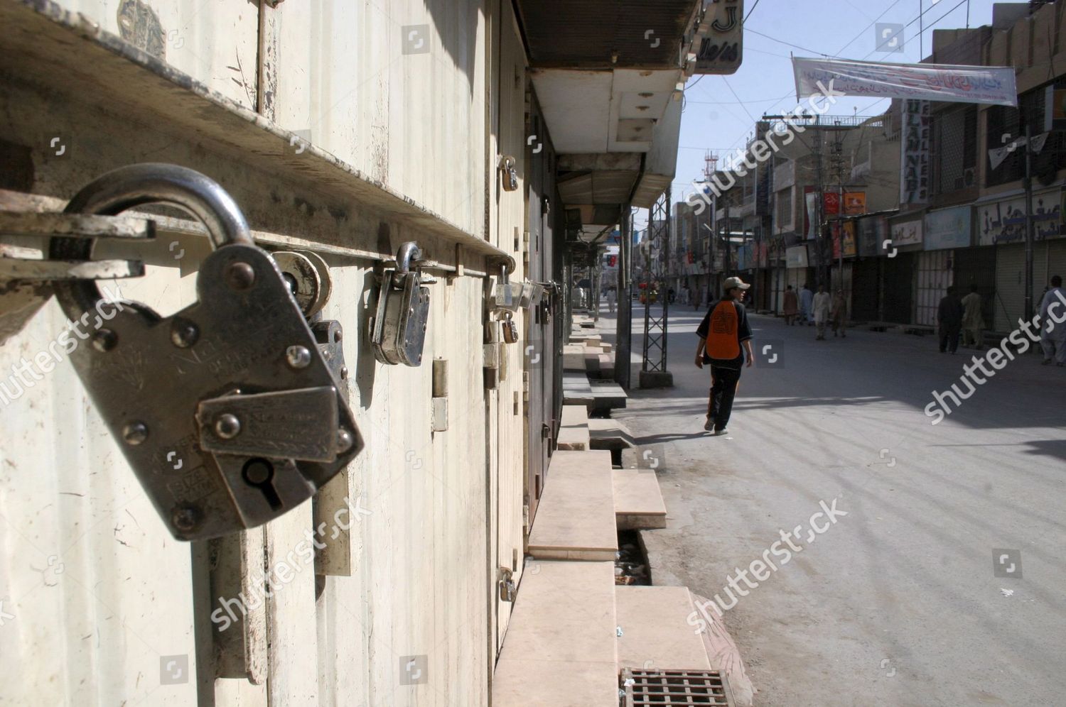 View Closed Market After Shutter Down Editorial Stock Photo - Stock ...