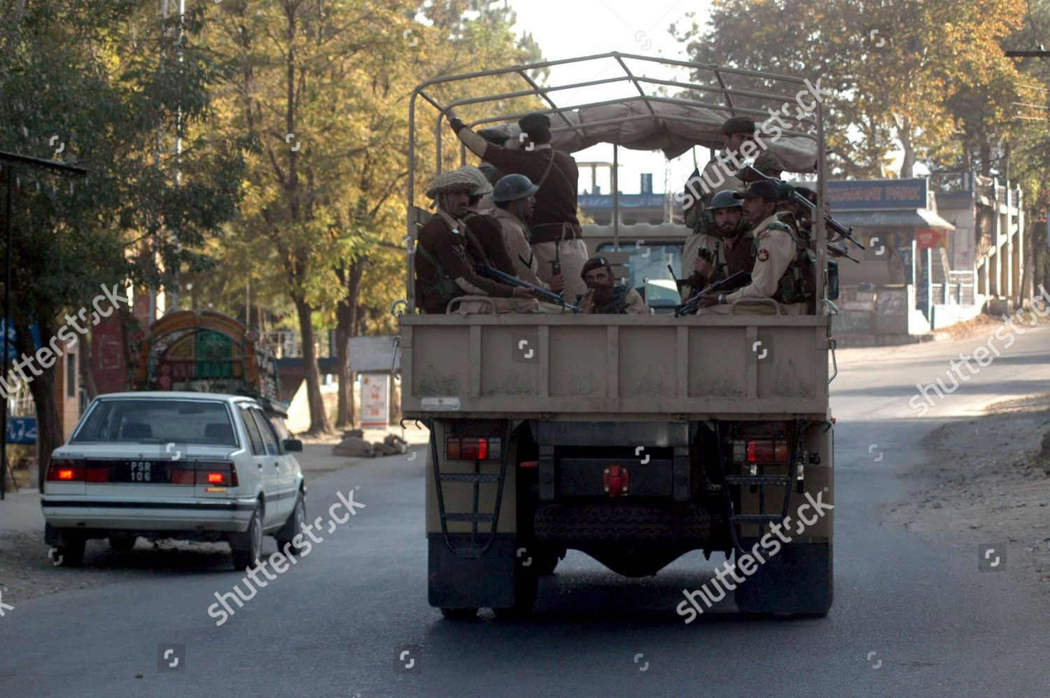 Pakistani Soldiers Patrol Troubled Swat Valley Editorial Stock Photo ...