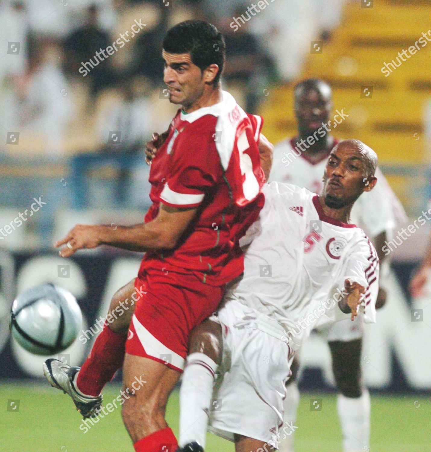 Irans Rahman Rezaei L Qatars Yousuf Editorial Stock Photo - Stock Image ...