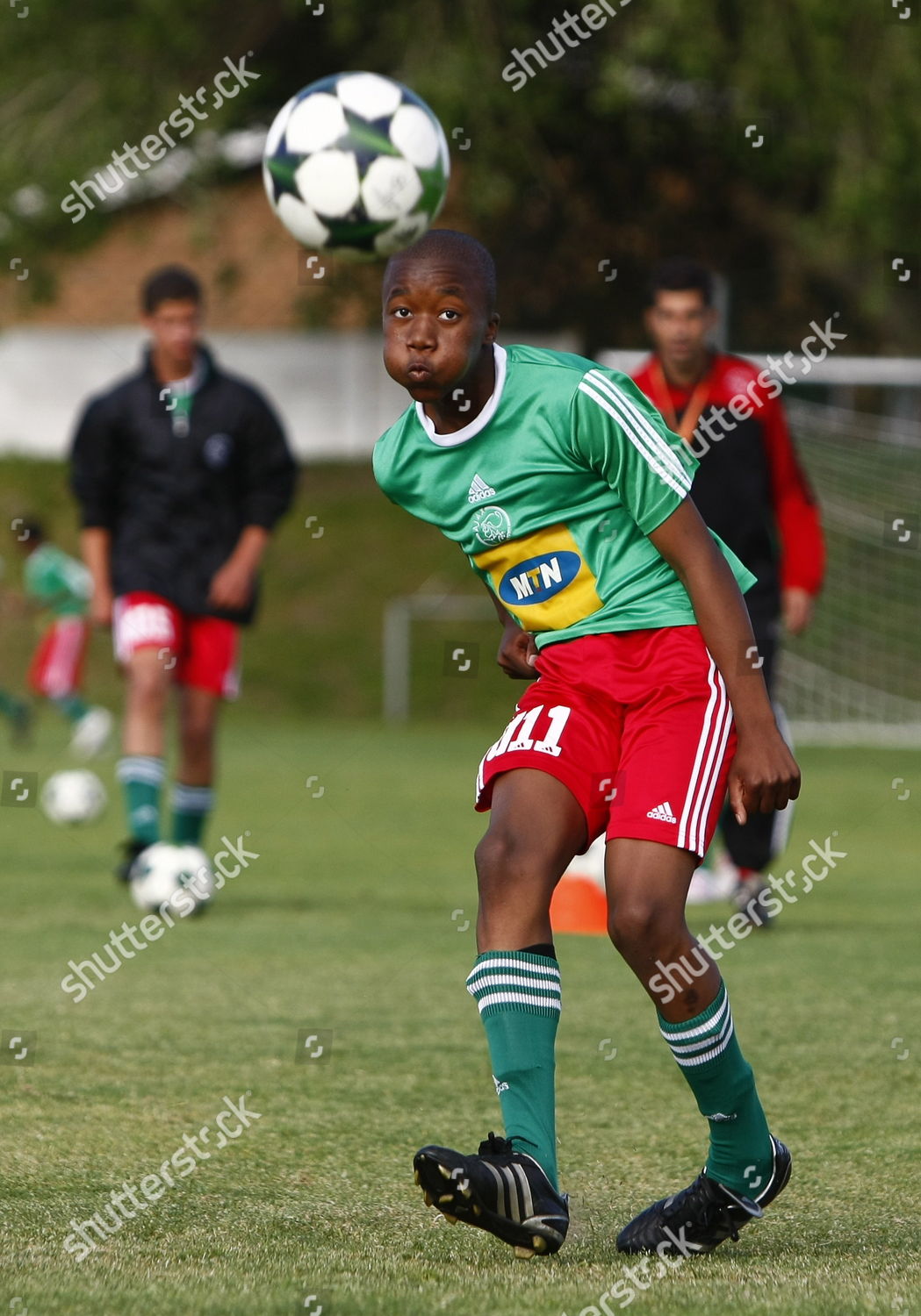 South African Soccer Players Under Thirteen Editorial Stock Photo ...