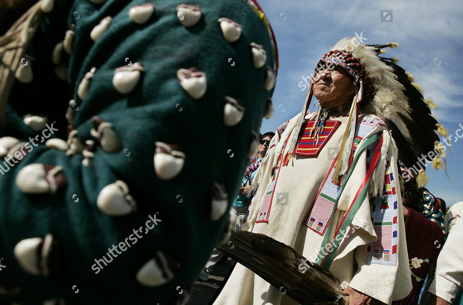 CROW ELDER WALKS PARADE NATIONS DURING Editorial Stock Photo - Stock ...