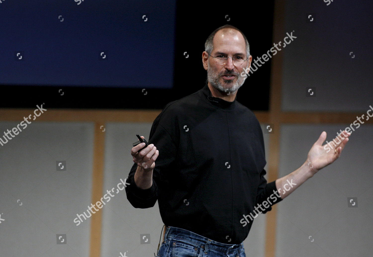 Apple Ceo Steve Jobs Announces Unveiling Editorial Stock Photo - Stock ...