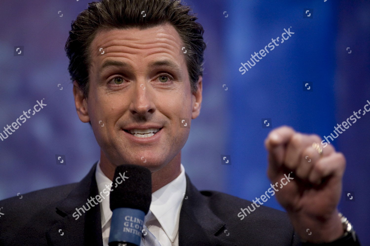 Mayor San Francisco Gavin Newsom Speaks Editorial Stock Photo - Stock ...