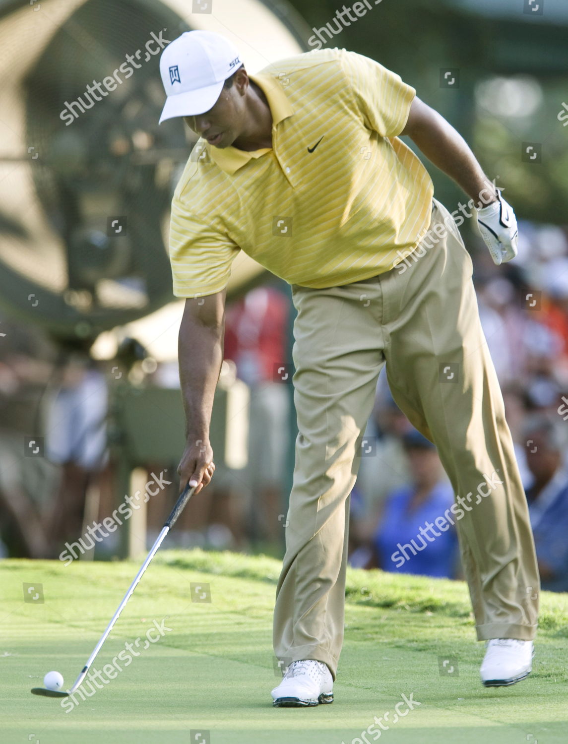 Tiger Woods Usa Uses His Chipping Editorial Stock Photo - Stock Image ...