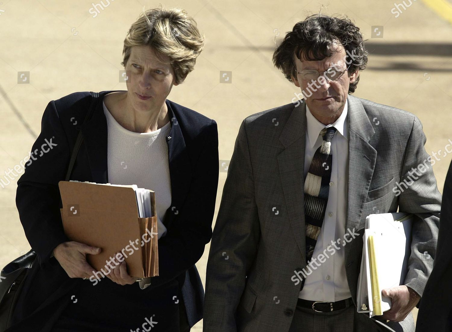 Defense Team Members Barbara Bergman L Editorial Stock Photo - Stock ...