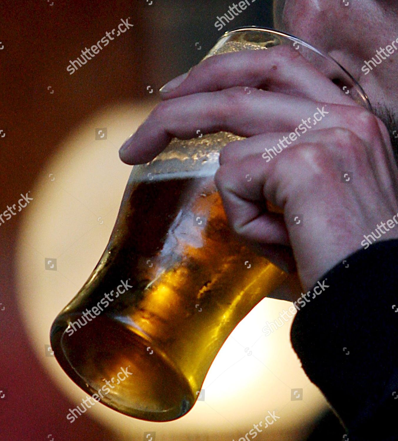Customer Drinks Pint Pub London Britain Editorial Stock Photo - Stock ...