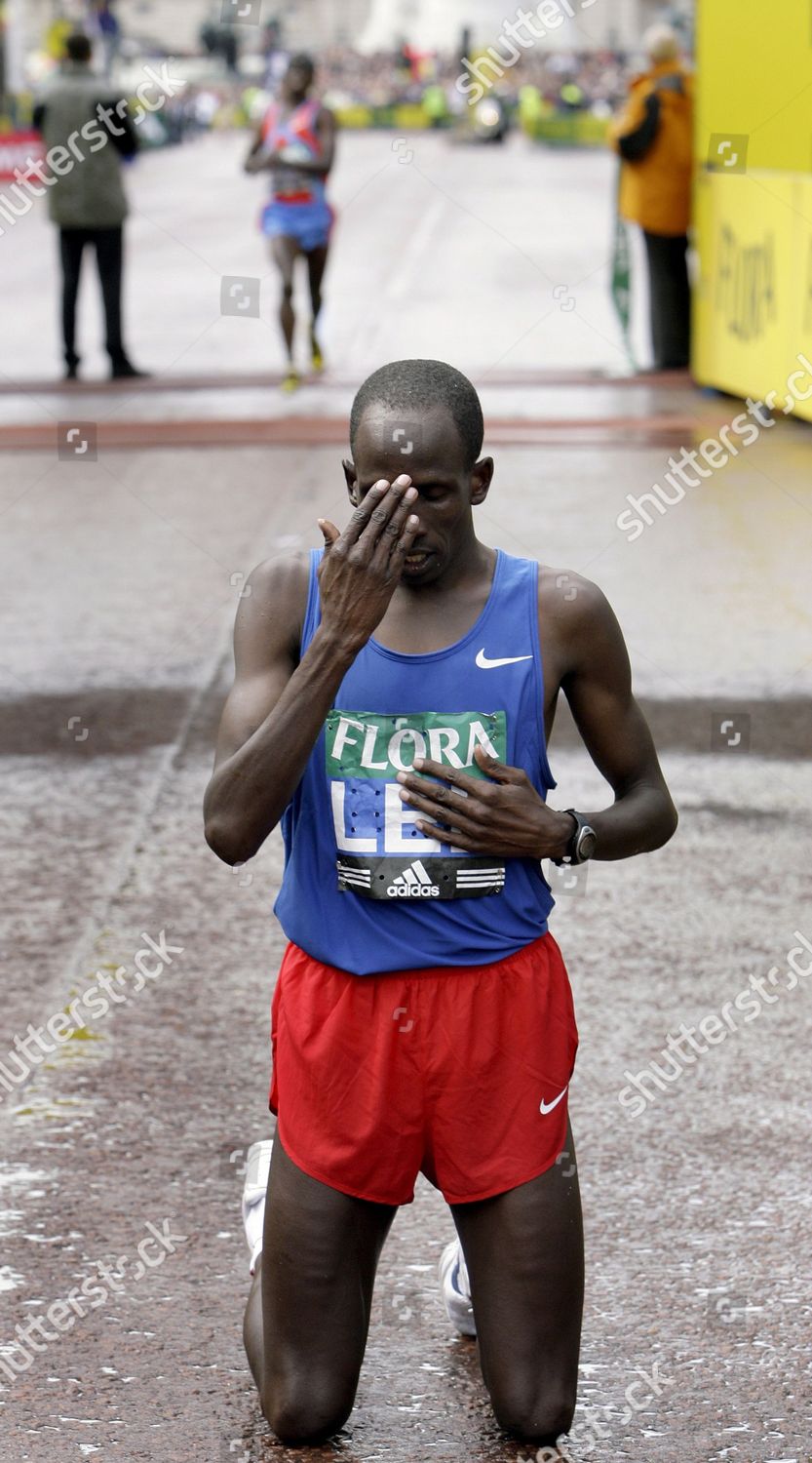Winner Flora London Marathon Martin Lel Editorial Stock Photo - Stock ...