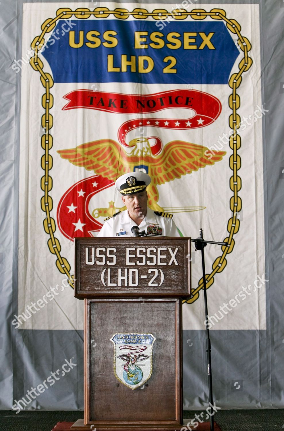 Captain Kerry Brent Canady Amphibious Assault Editorial Stock Photo ...