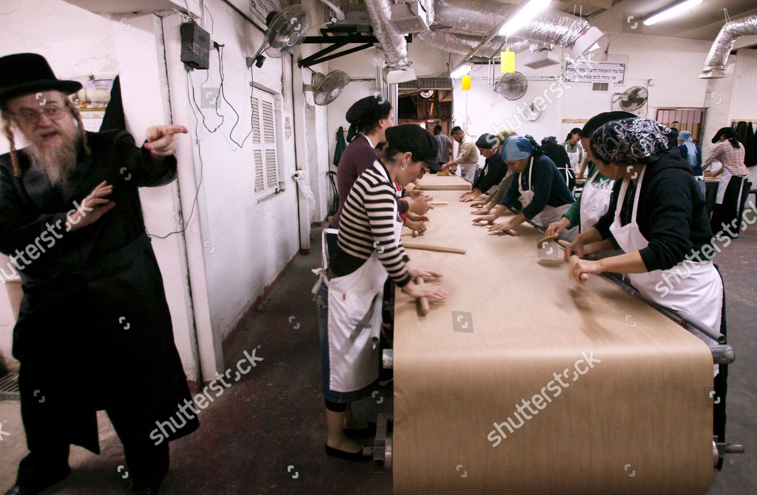 Rabbi Stands Aside Table Full Ultraorthodox Editorial Stock Photo ...
