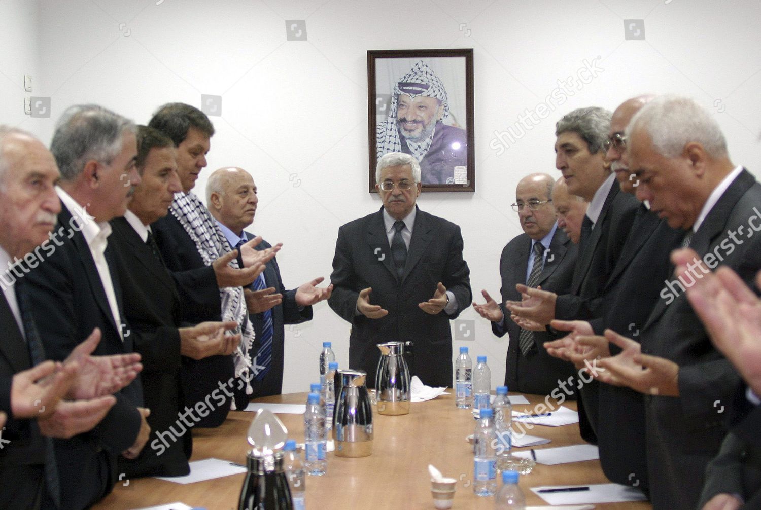 Plo Leader Mahmoud Abbas C Palestinian Editorial Stock Photo - Stock ...