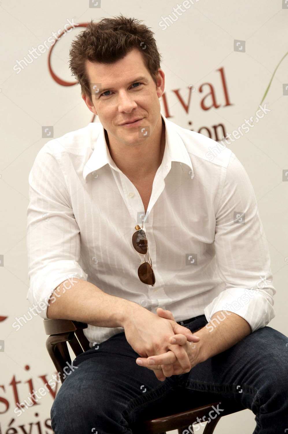 U S Actor Eric Mabius Poses Editorial Stock Photo - Stock Image ...
