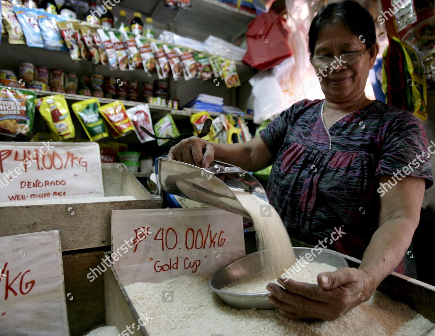 Filipino Rice Vendor Pacita Magdasoc 59 Editorial Stock Photo - Stock ...