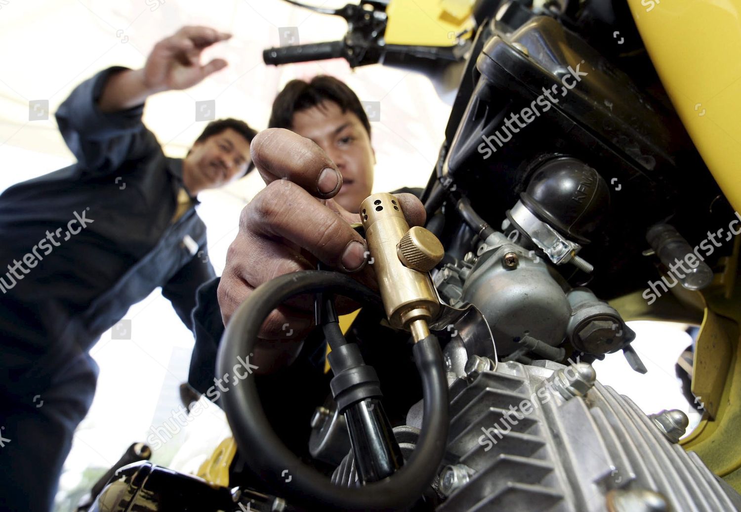 Filipino Mechanic Installs Super Turbocharger Motorcycles Editorial ...