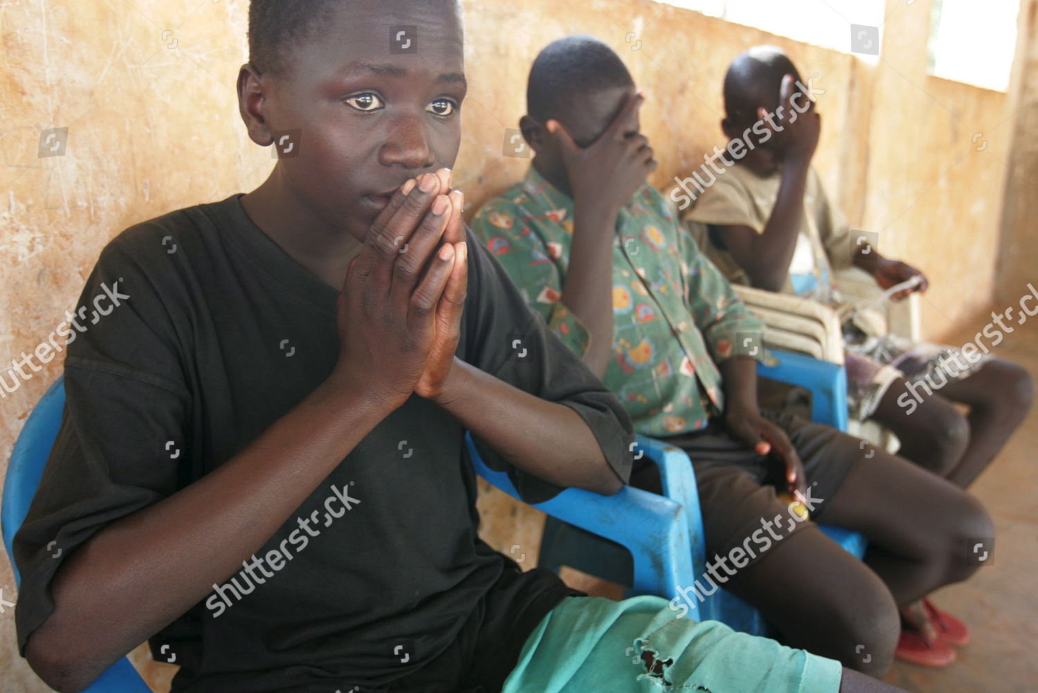 Former Lra Child Soldiers Pray Gusco Editorial Stock Photo - Stock ...