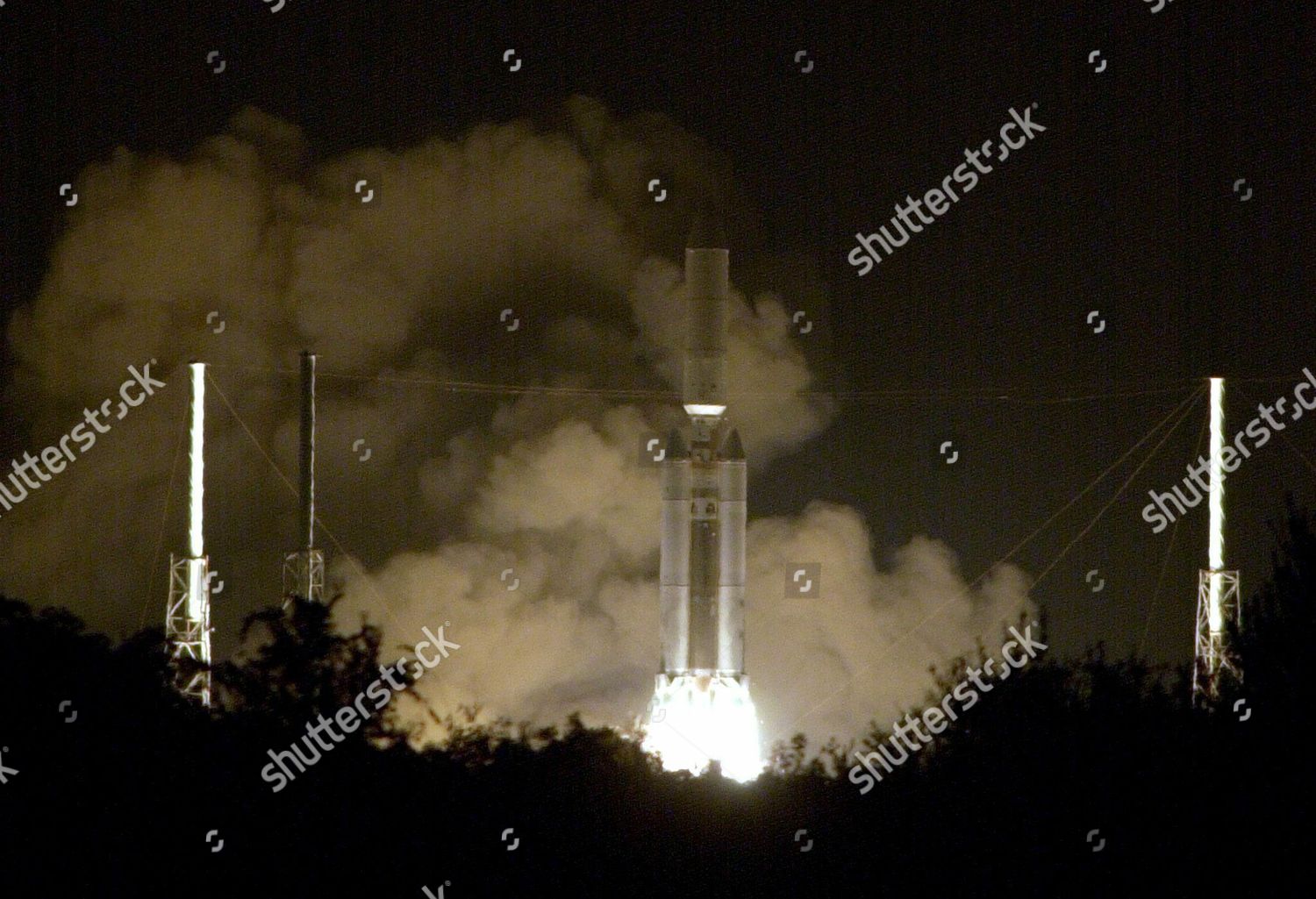 Lockheed Martin Titan 4b Lifts Off Editorial Stock Photo - Stock Image ...