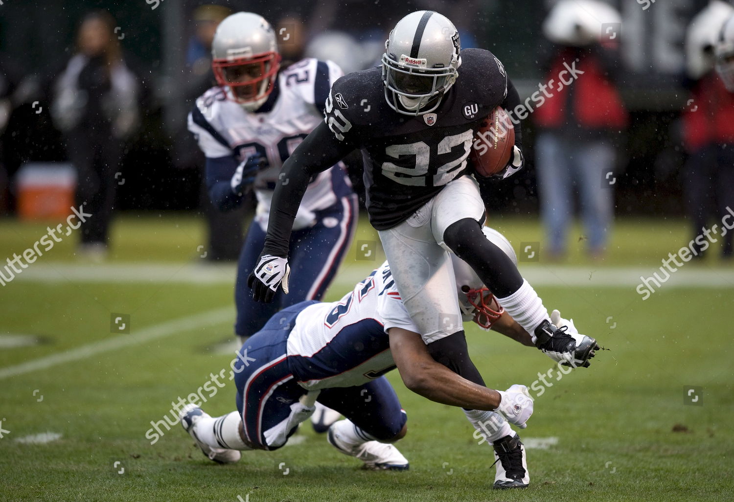 Oakland Raiders Kickoff Returner Justin Miller Editorial Stock Photo ...