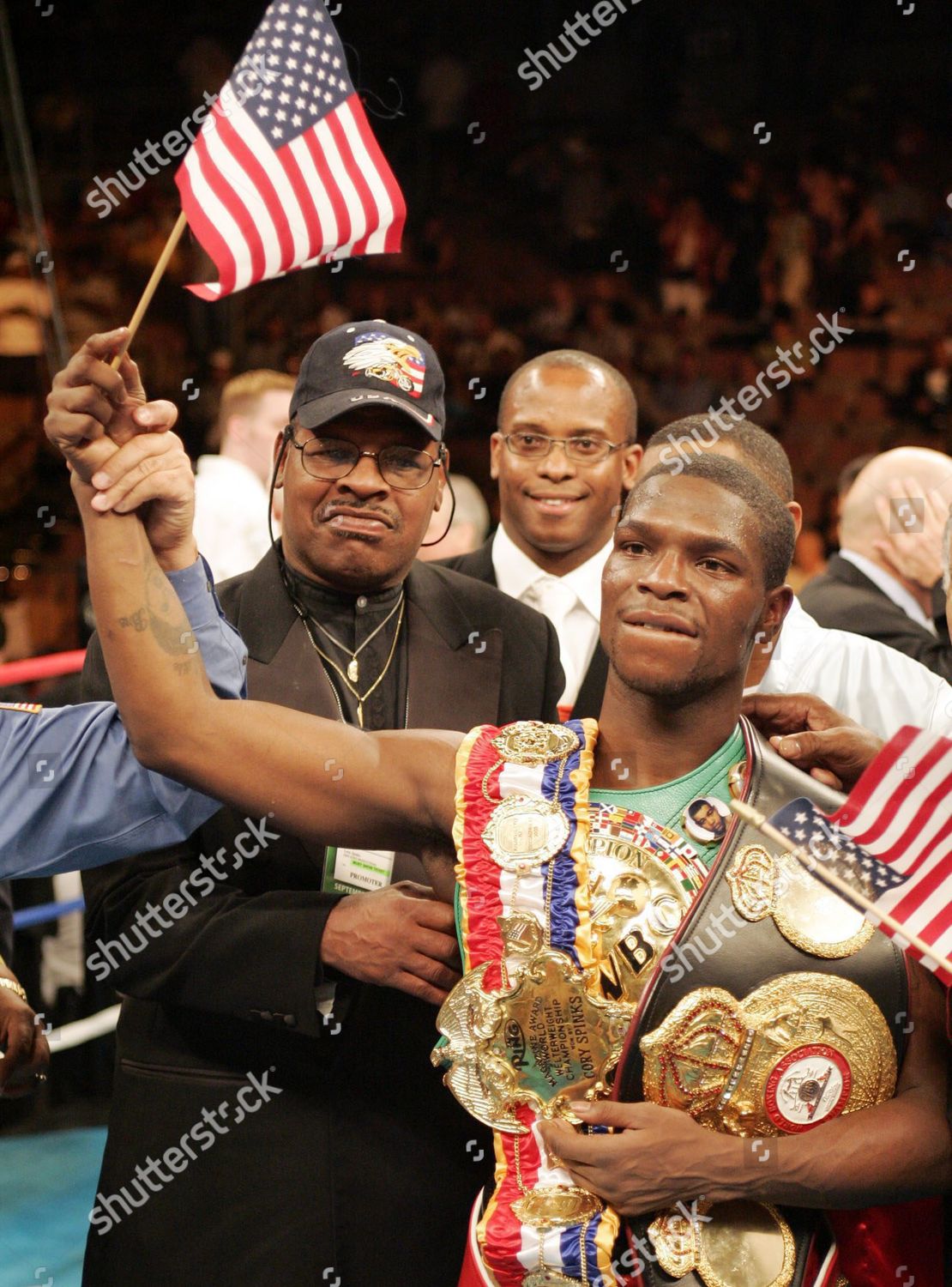 Welterweight Champ Cory Spinks R Wears Editorial Stock Photo - Stock ...