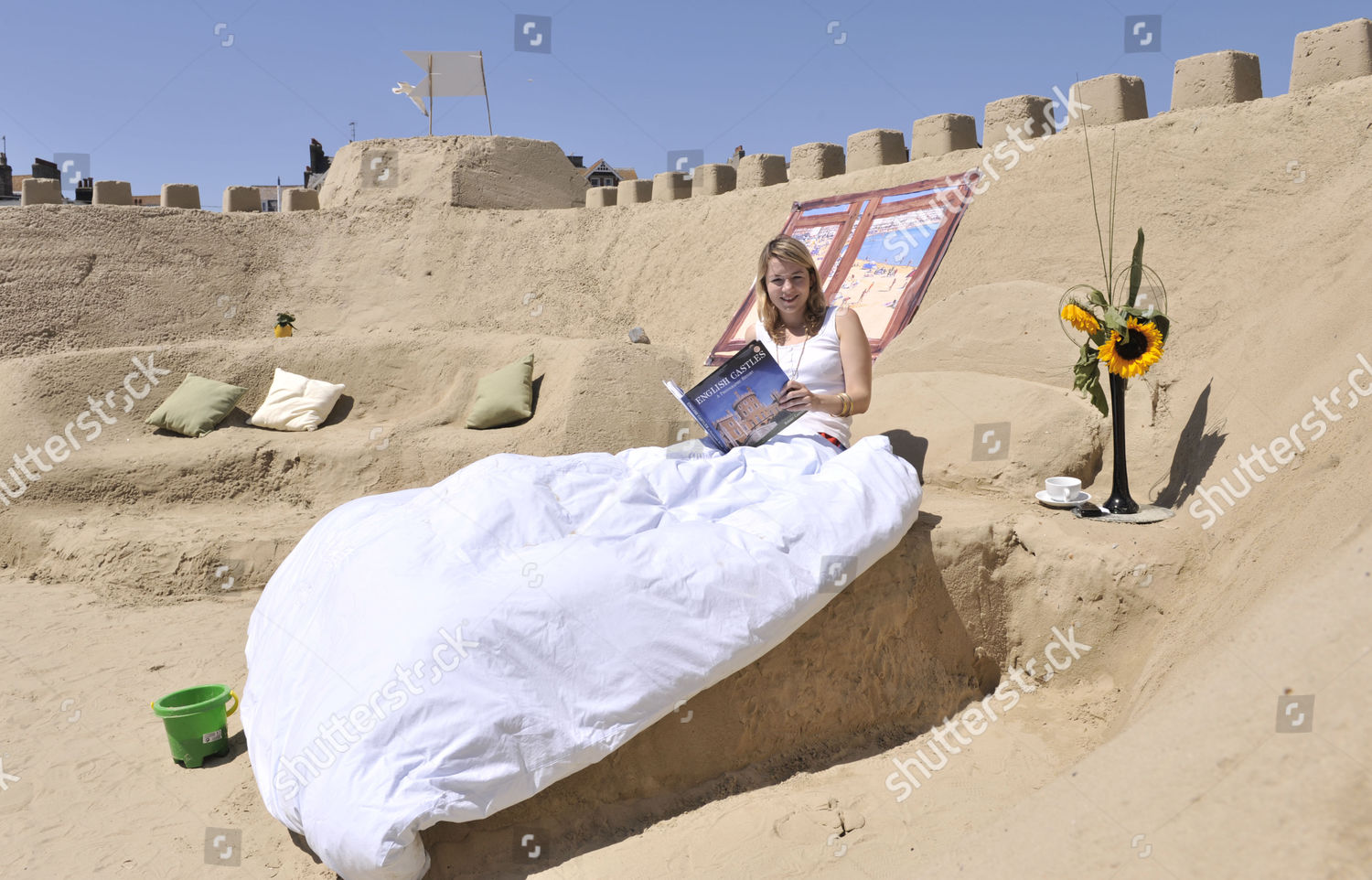 Emily Keogh Tries Out Bed Size Editorial Stock Photo - Stock Image ...