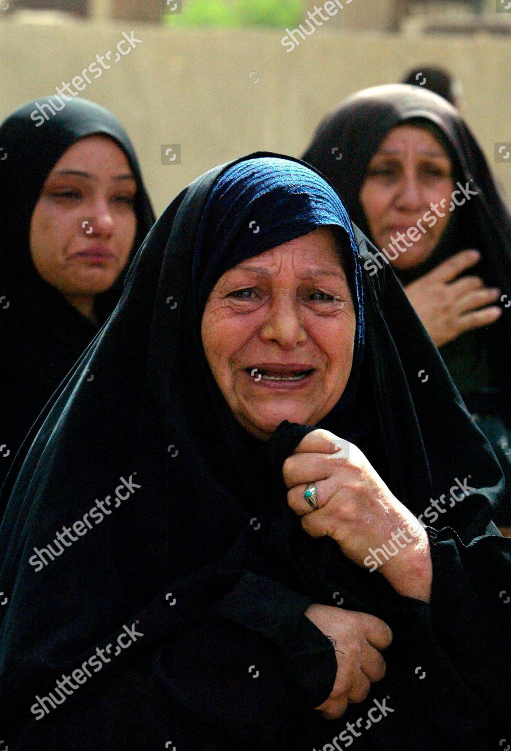 Iraqi Women Cry Next Coffin Iraqi Editorial Stock Photo - Stock Image ...