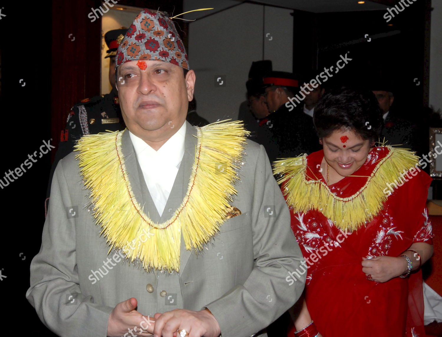 Nepals King Gyanendra Queen Komal Just Editorial Stock Photo - Stock ...