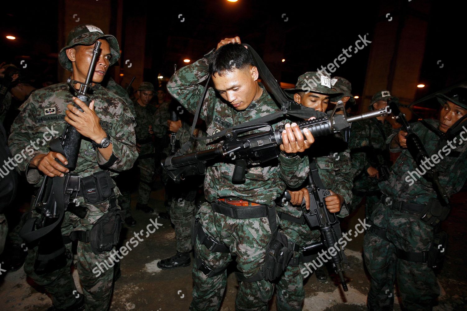 Members Philippine Special Action Forces Saf Editorial Stock Photo ...