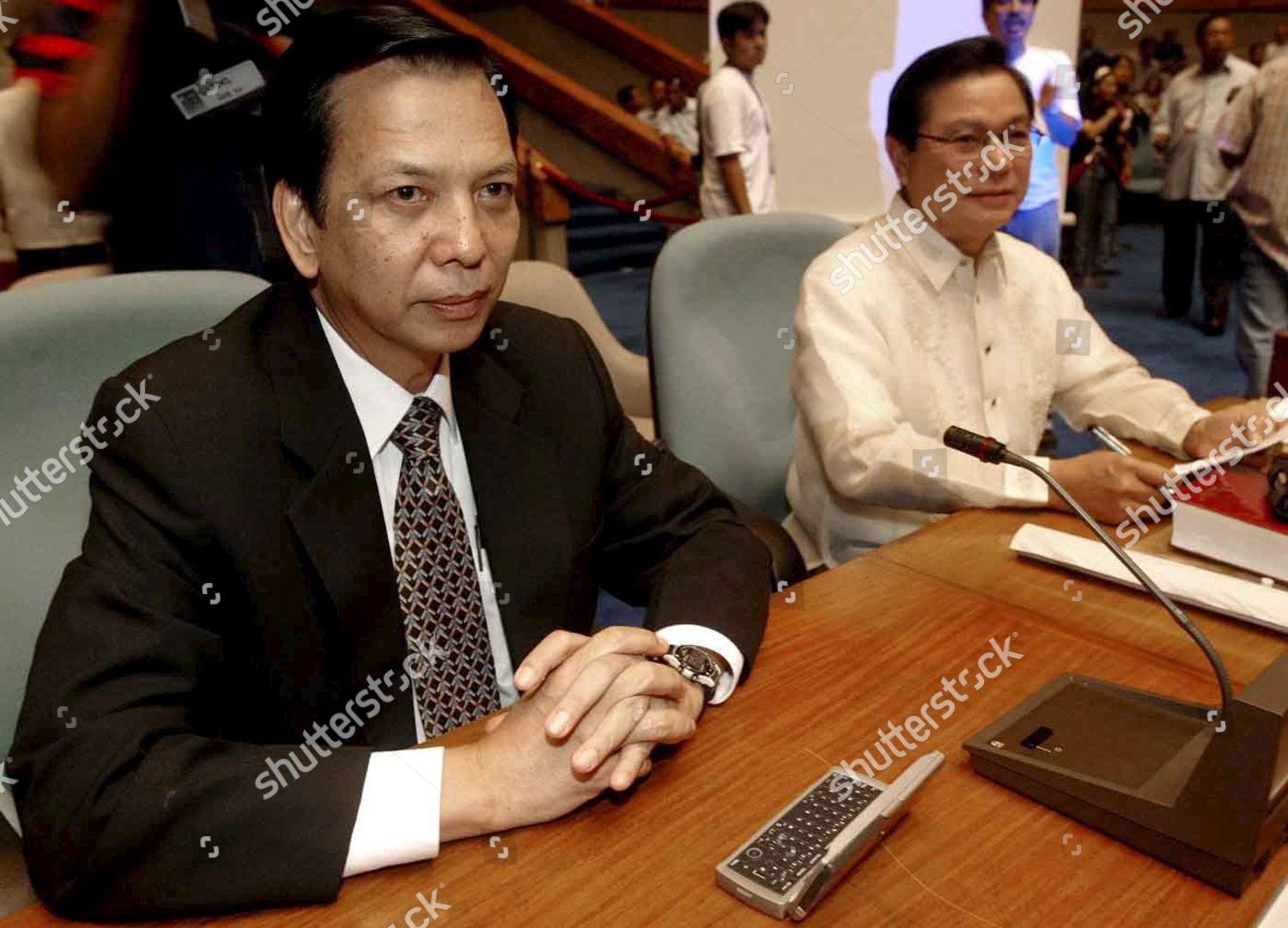 Philippine Press Secretary Ignacio Bunye L Editorial Stock Photo ...