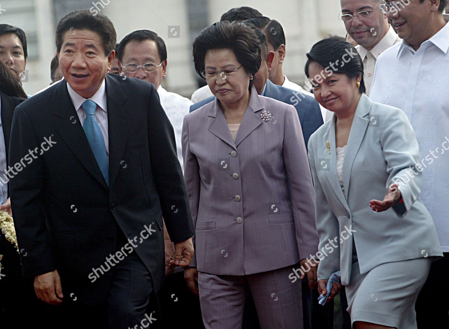 Philippine President Gloria Macapagal Arroyo R Editorial Stock Photo ...