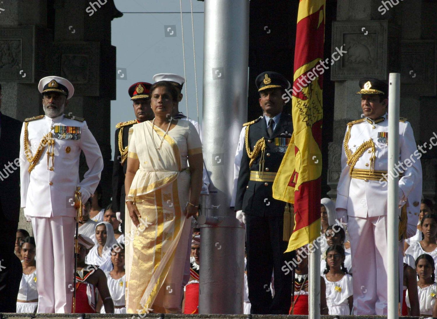 Sri Lankan President Chandrika Bandaranaike Kumaratunga Editorial Stock ...
