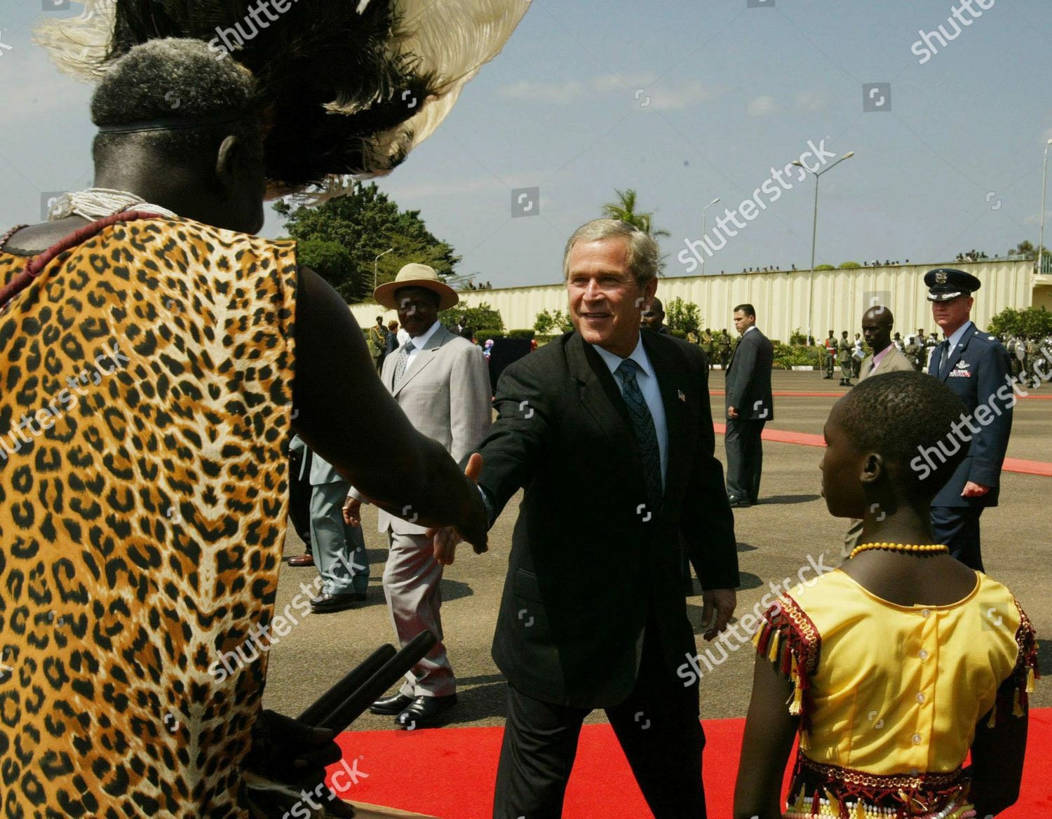 Us President George W Bush Ugandan Editorial Stock Photo - Stock Image ...