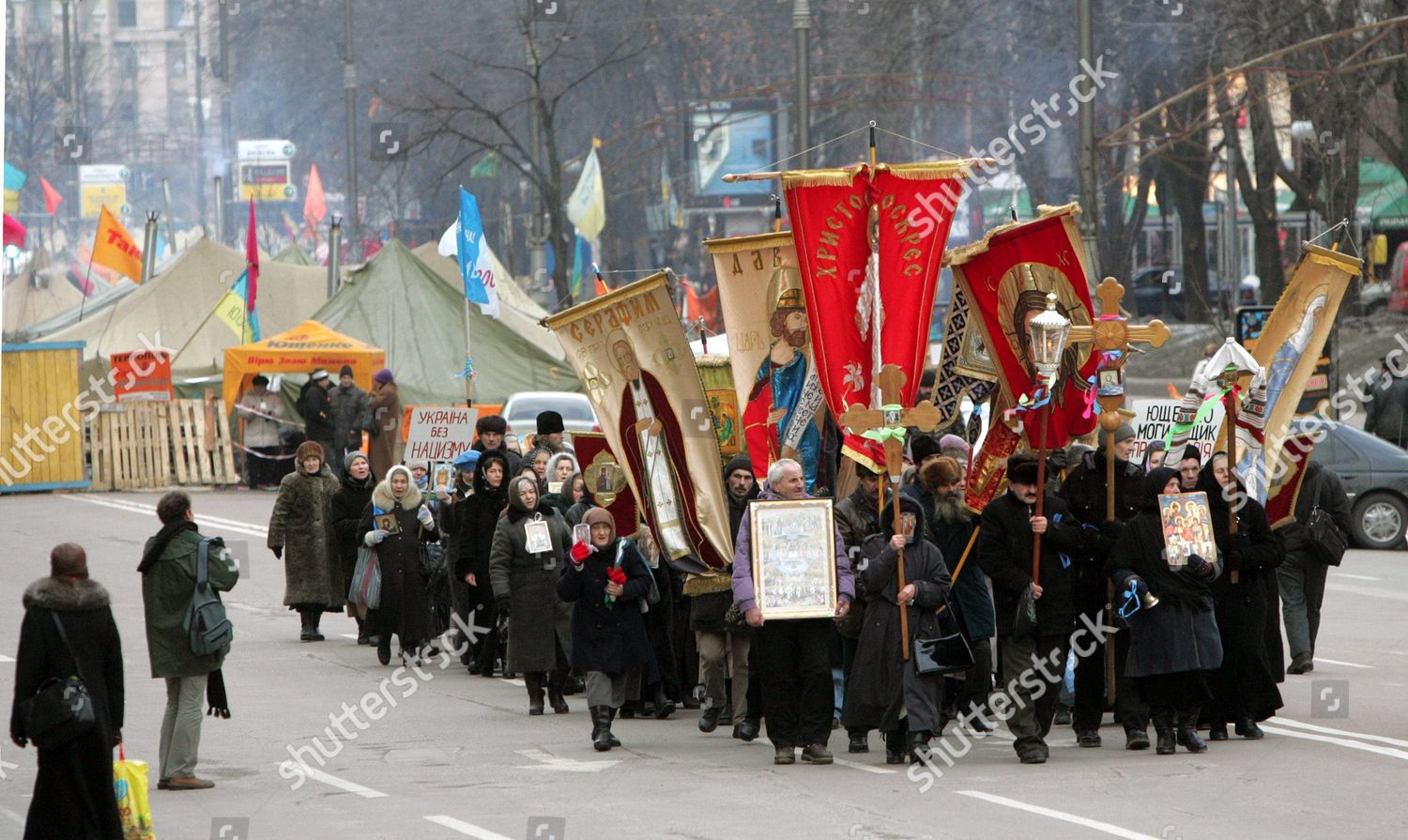 Cross Procession Russian Orthodox Believers Moves Editorial Stock Photo ...