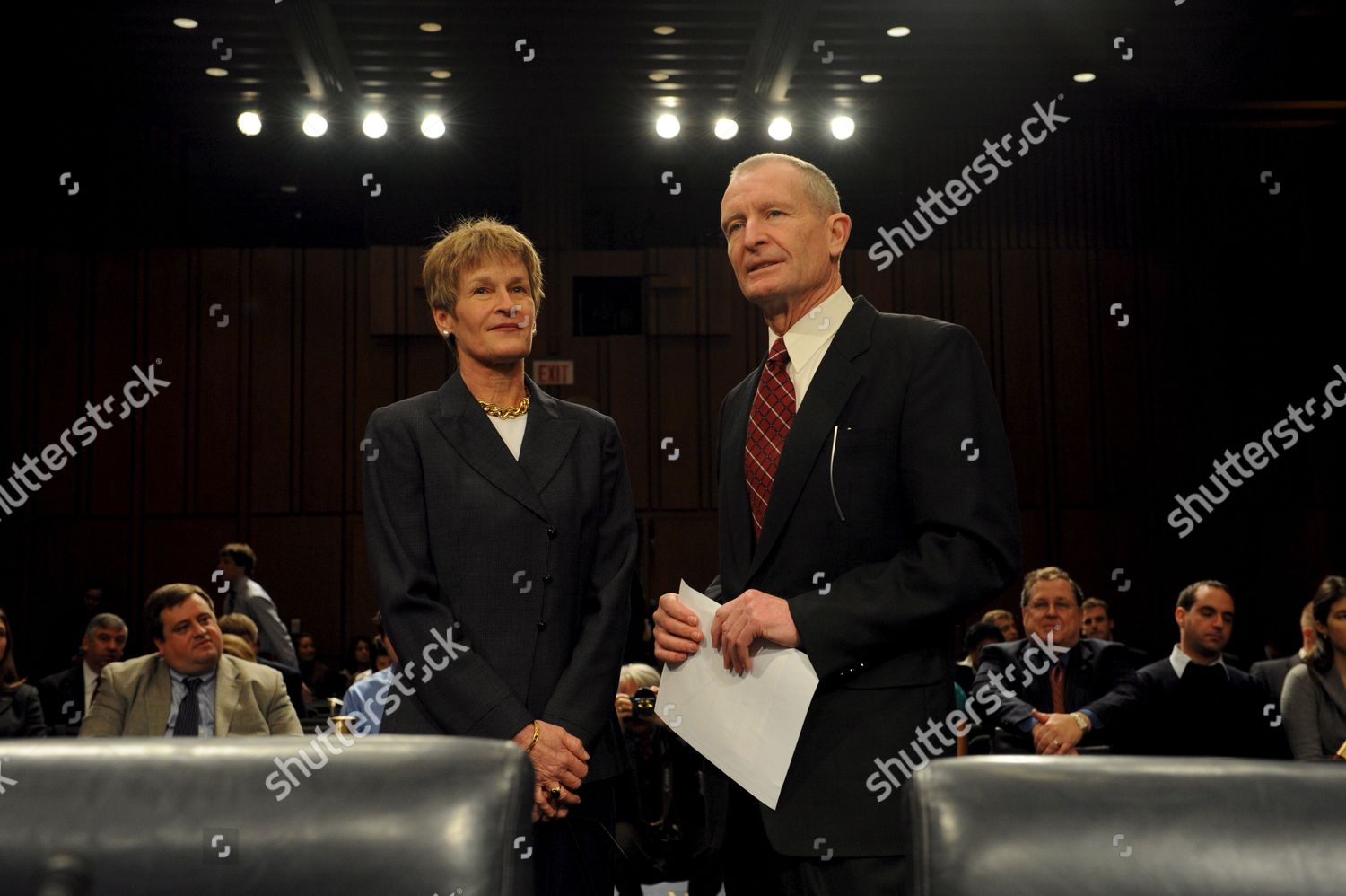 Admiral Dennis Blair R His Wife Editorial Stock Photo - Stock Image ...