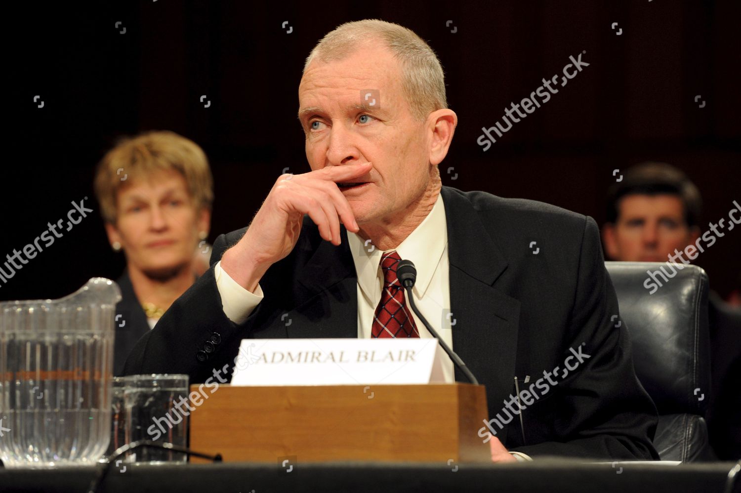 Admiral Dennis Blair Front His Wife Editorial Stock Photo - Stock Image ...