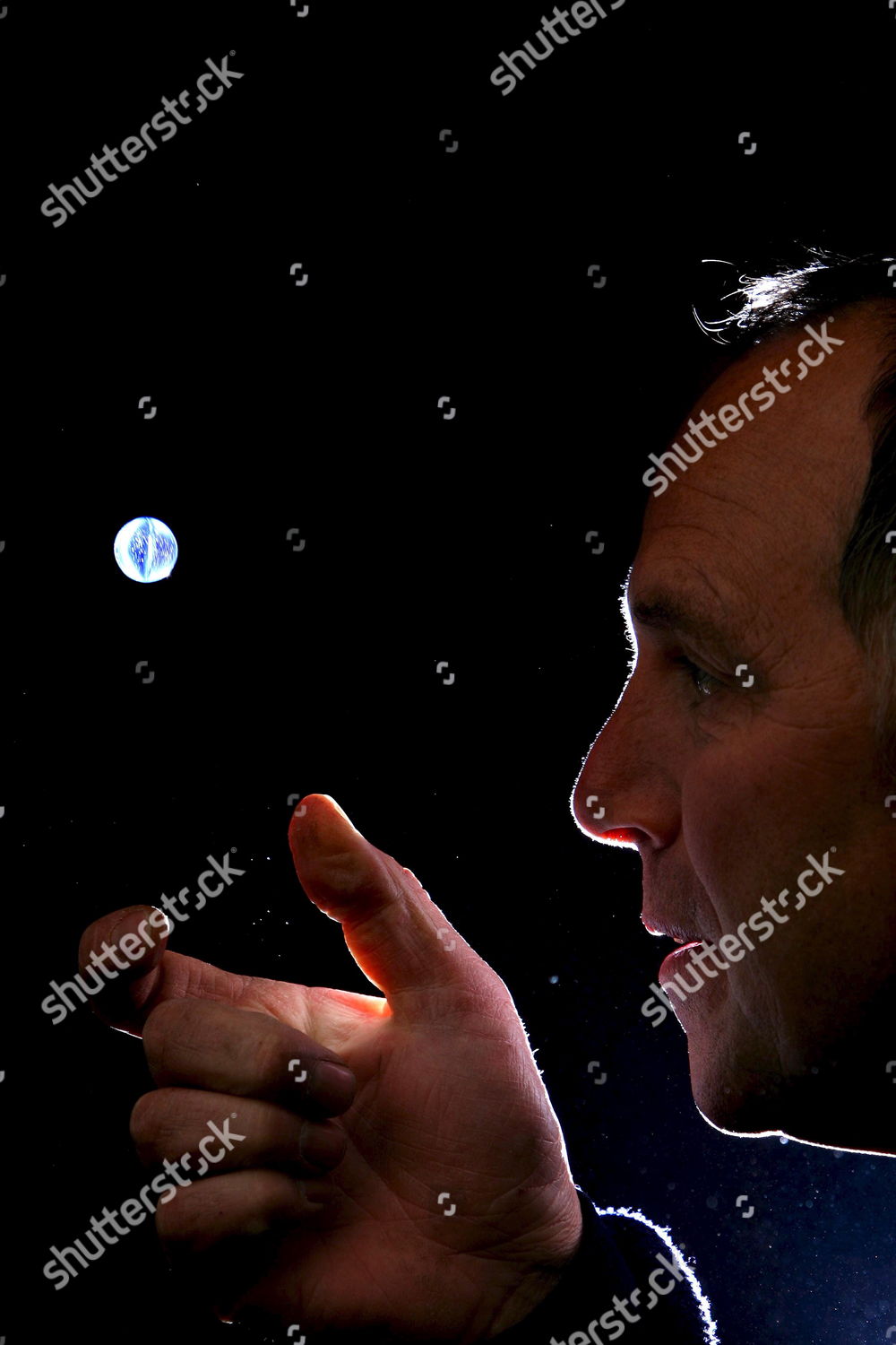 Marble Player Andy Parr Eyes Marble Editorial Stock Photo - Stock Image ...