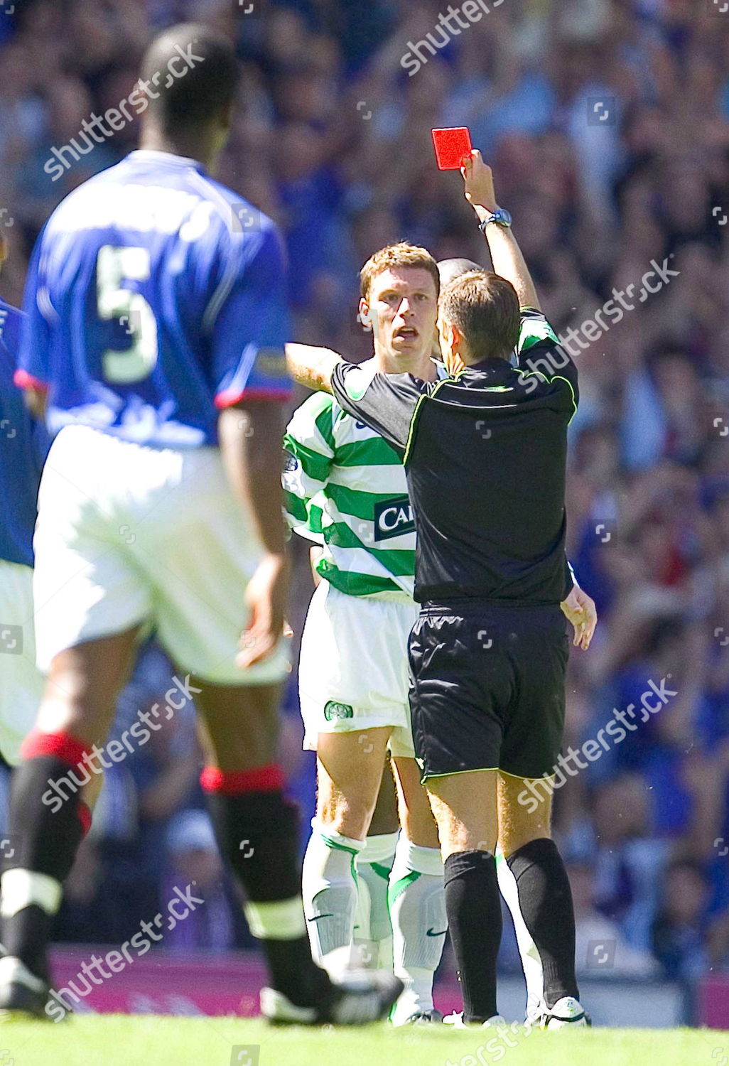 Referee Stuart Dougal R Sends Off Editorial Stock Photo - Stock Image ...