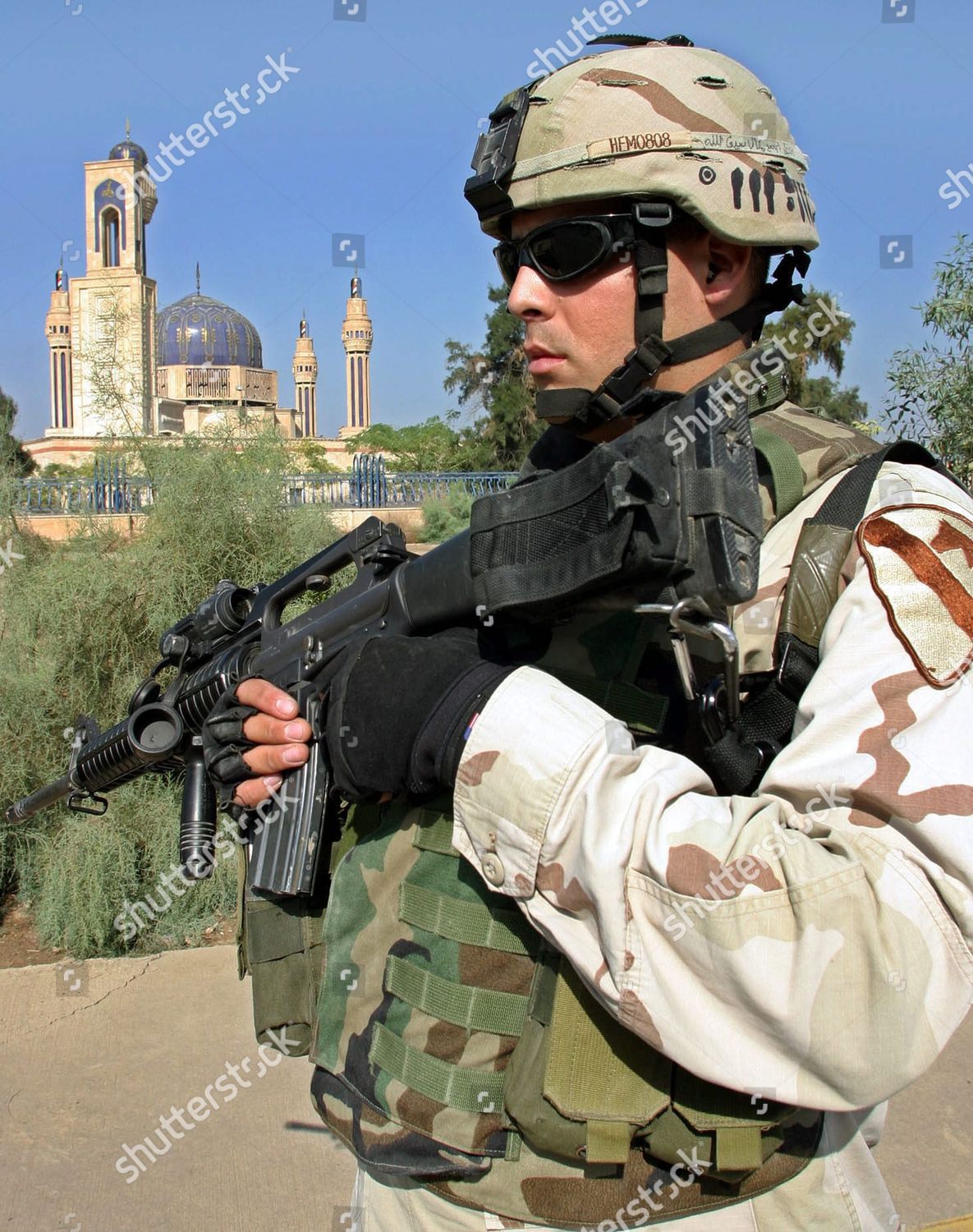 Us Soldier Take His Position Guarding Editorial Stock Photo - Stock ...