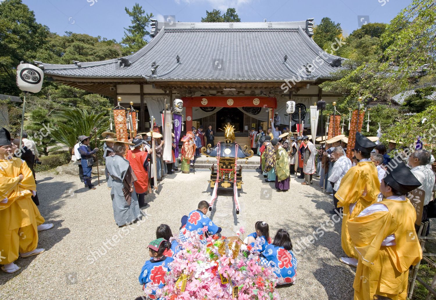 Local Japanese Villagers Feudal Era Festival Editorial Stock Photo ...