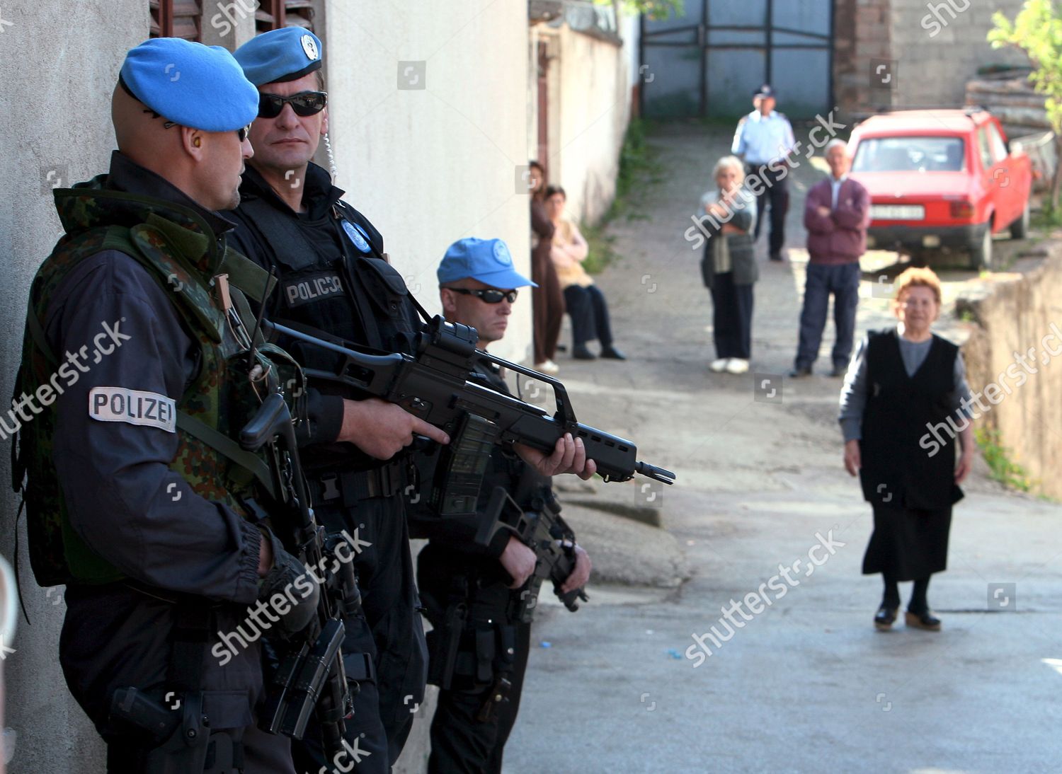 United Nations Un Police Officers Stand Editorial Stock Photo - Stock ...