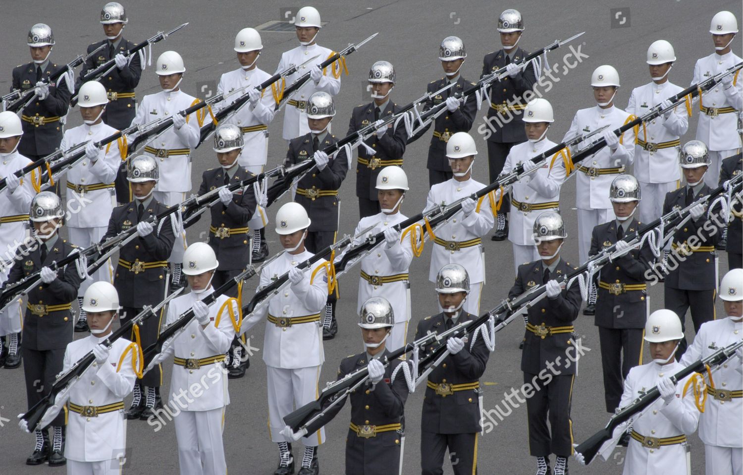 Taiwanese Military Honour Guard Performs During Editorial Stock Photo ...