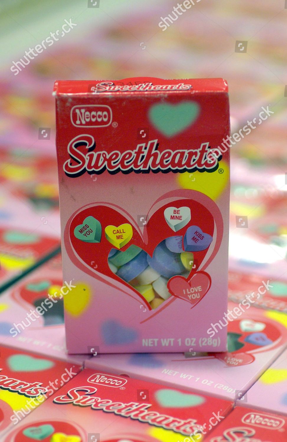 Box Sweethearts Conversation Hearts On Display Editorial Stock Photo ...