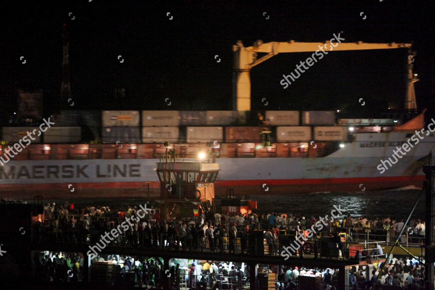17 000ton Danishowned Maersk Alabama First Editorial Stock Photo ...
