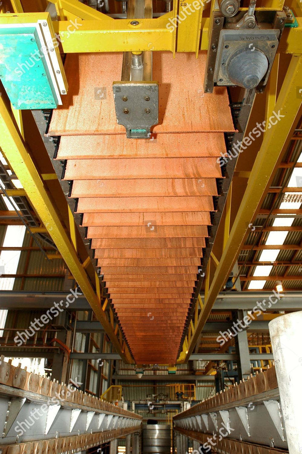 New Copper Cathode Electrowinning Tankhouse Sepon Editorial Stock Photo ...